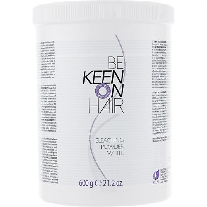 Блондувальний порошок для волосся Keen Bleaching Powder В білий 1000 г